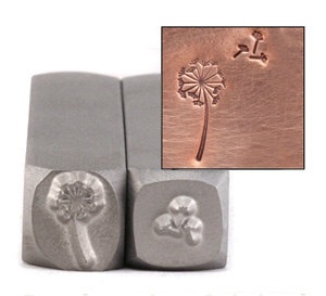 Dandelion And Fluff Steel Stamp on Luulla